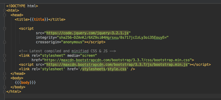 Use Handlebars and Express in Node.js – Stone Soup Programming